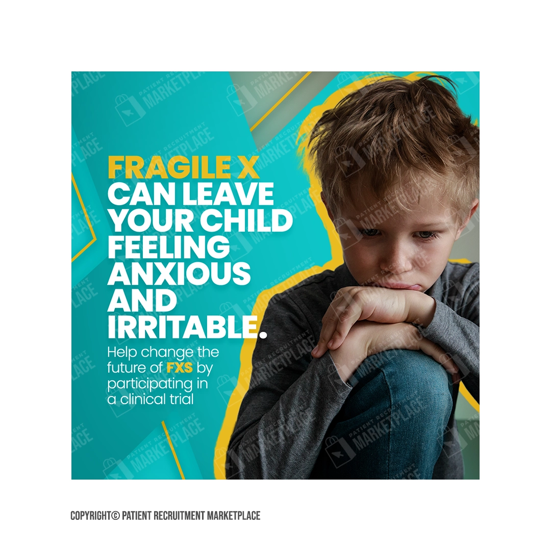 Fragile X - Social Media Graphic | Patient Recruitment Marketplace